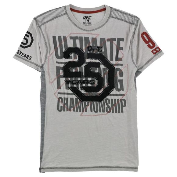 UFC | Shirts | Ufc Mens 25 Years Patch Graphic Tshirt Grey Nwt | Poshmark